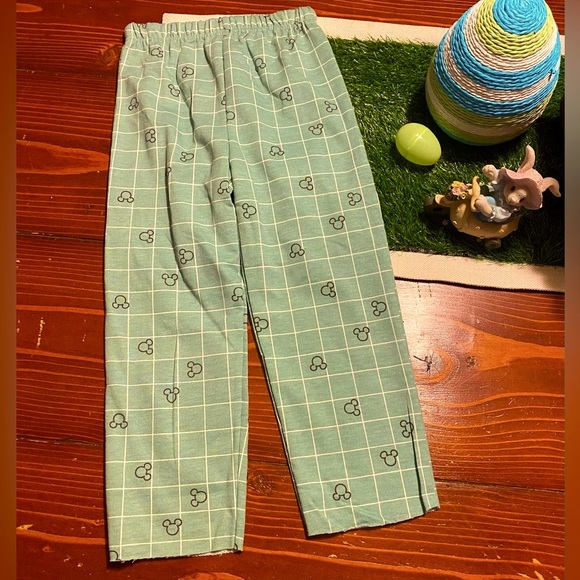 Disney | Bottoms | Mickey Mouse Green Pants | Poshmark